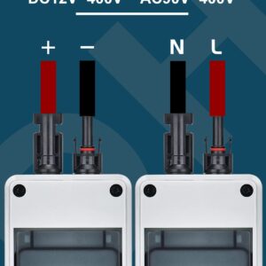 DIHOOL 20 Amp dc Circuit Breaker with Electrical pv Disconnect Box for Solar Panels, Solar Disconnect Switch Outdoor