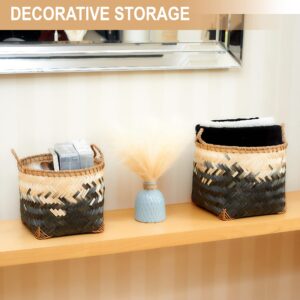 Handwoven Bamboo Storage Basket