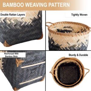 Handwoven Bamboo Storage Basket