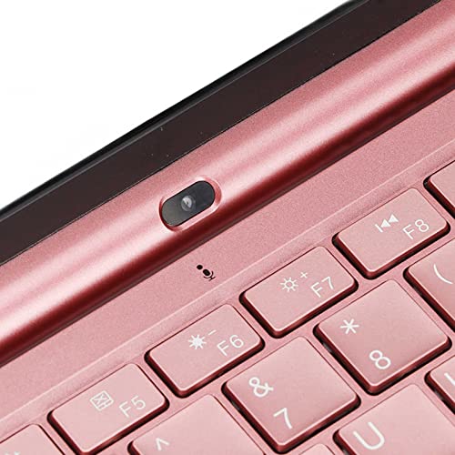 Micro Edge Laptop, 128GB SSD Aluminum Alloy Backlit Keyboard Digital Touchpad Ultra Thin Laptop IPS Screen HD 8G RAM for School (US Plug)