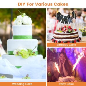 3PCS Round Foam Cake Set Fake Wedding Cake Round Cake Mini Cake for Wedding Display Window Fondant Cake Decorating Practice Mould Cake 3-Tier Cake Wedding Decor