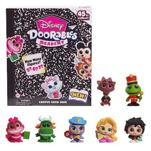 disney doorables academy campus crew series 1, blind bag inspired figures, styles may vary, officially licensed kids toys for ages 5 up by just play