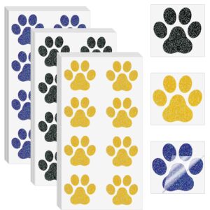 20 sheets 240 pcs dog paw glitter tattoo sticker temporary tattoos dog paw body tattoos for women girls face body accessories (dog paw style)