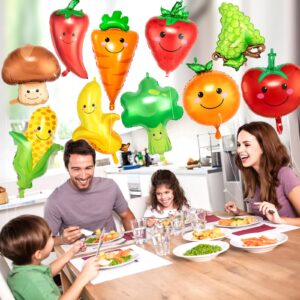 Vegetable Balloons Fruit Foil Balloons, 10 Styles Fruit and Vegetable Balloons for Wedding Baby Shower Party Supplies