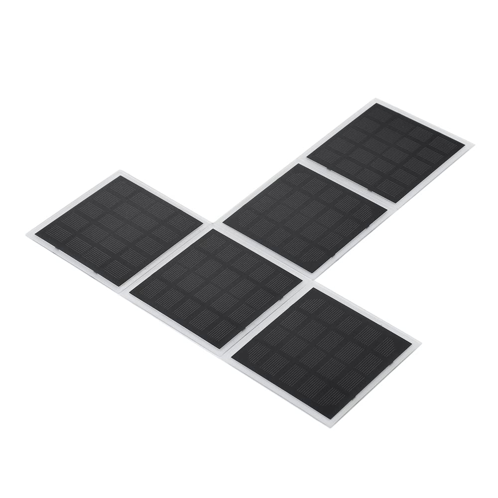 SUNYIMA 5Pcs 5V 1W Mini Solar Panels 3.93" x 3.93" for Solar Power Mini Solar Cells DIY Electric Toy Materials Photovoltaic Cells Solar DIY System Kits