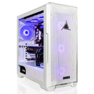 clx set vr-ready gaming pc - intel core i9 13900kf 3ghz, geforce rtx 4090, 1tb nvme m.2 ssd, 6tb hdd, 64gb ddr5 memory, 360mm aio, wifi, windows 11 home, white