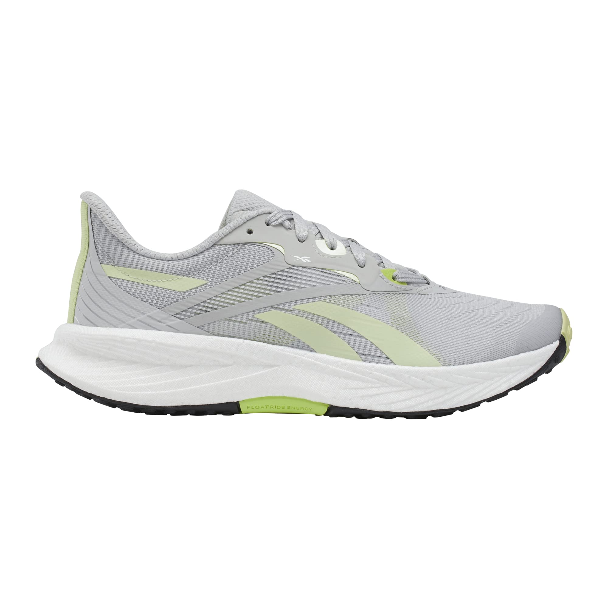 Reebok Women's Floatride Energy 5 Sneaker, Steely Fog/White/Citrus Glow, 6.5