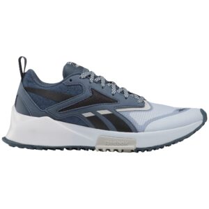 reebok women's lavante trail 2 sneaker, blue/blue/white, 9