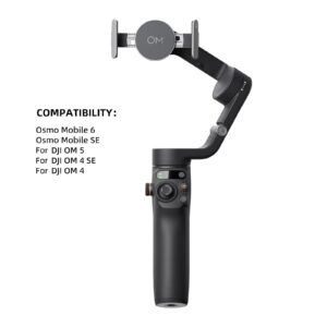 Original OM Magnetic Phone Clamp 3 for DJI Osmo Mobile 6/ OM5/4 SE/Osmo Mobile SE Handheld Gimbal Sleek Magnetic Quick Connection Accessories