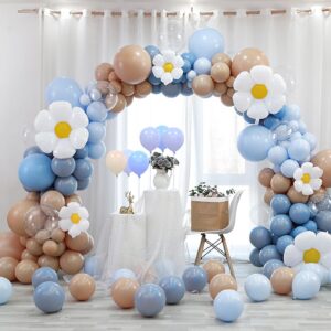 RUBFAC Balloon Arch Kit with Base and 12 Pack Balloon Stick Holder with Base for Table Reusable Balloon Stand Kit for Birthday Baby Shower Wedding Party Decoration