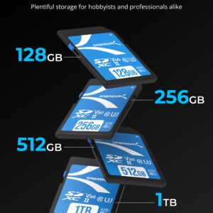 SABRENT Rocket V60 1TB SD UHS-II Memory Card R270MB/s W170MB/s (SD-TL60-1TB)