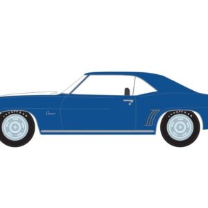 ModelToyCars 1969 Chevy Camaro Z/28 (Lot #687.3), Blue - Greenlight 37250C - 1/64 Scale Diecast Car