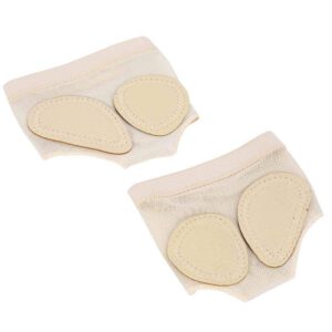 Lyrical Ballet Belly Dance Foot Thongs Dance Paw Pad Shoes Half Sole Foot Toe Pad Support Fitness Accessory Foot Thongs for Dance Girls