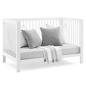 GAP babyGap Charlie 6-in-1 Convertible Crib - Greenguard Gold Certified, Bianca White