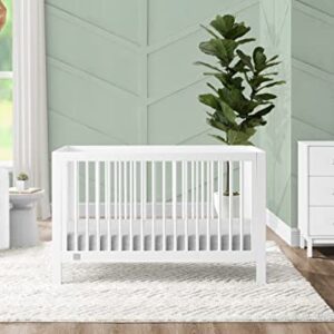 GAP babyGap Charlie 6-in-1 Convertible Crib - Greenguard Gold Certified, Bianca White