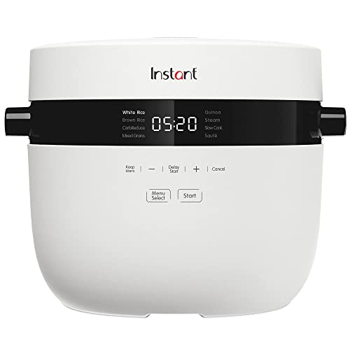 Instant 20-Cup Rice Cooker, Rice and Grain Multi-Cooker with Carb Reducing Technology without Compromising Taste or Texture, From the Makers of Instant Pot, Includes 8 Cooking Presets