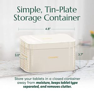 CLEANOMIC - Tablet Tin - Lidded Storage Bins