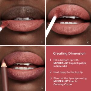 bareMinerals Mineralist Lasting Matte Liquid Lipstick for Women, Velvet Matte Finish, All-Day Wear, Weightless, Non-Drying Formula, Talc-Free Lipstick