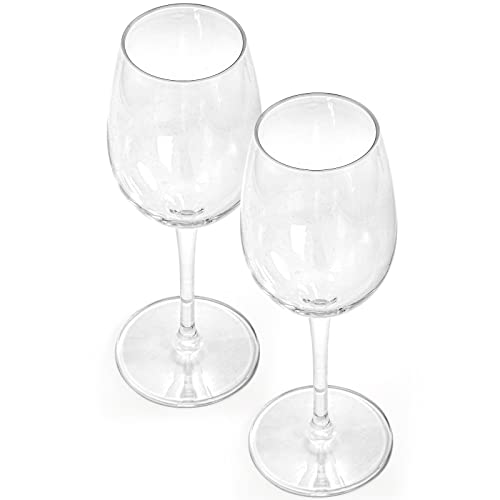 ZEAYEA Set of 4 Red Wine Glasses, 12 oz Tritan Champagne Glasses With Stem, Unbreakable Wine Goblets, BPA-free Plastic Drink Glasses for Party Holiday Wedding Picnic Gift, Dishwasher Safe