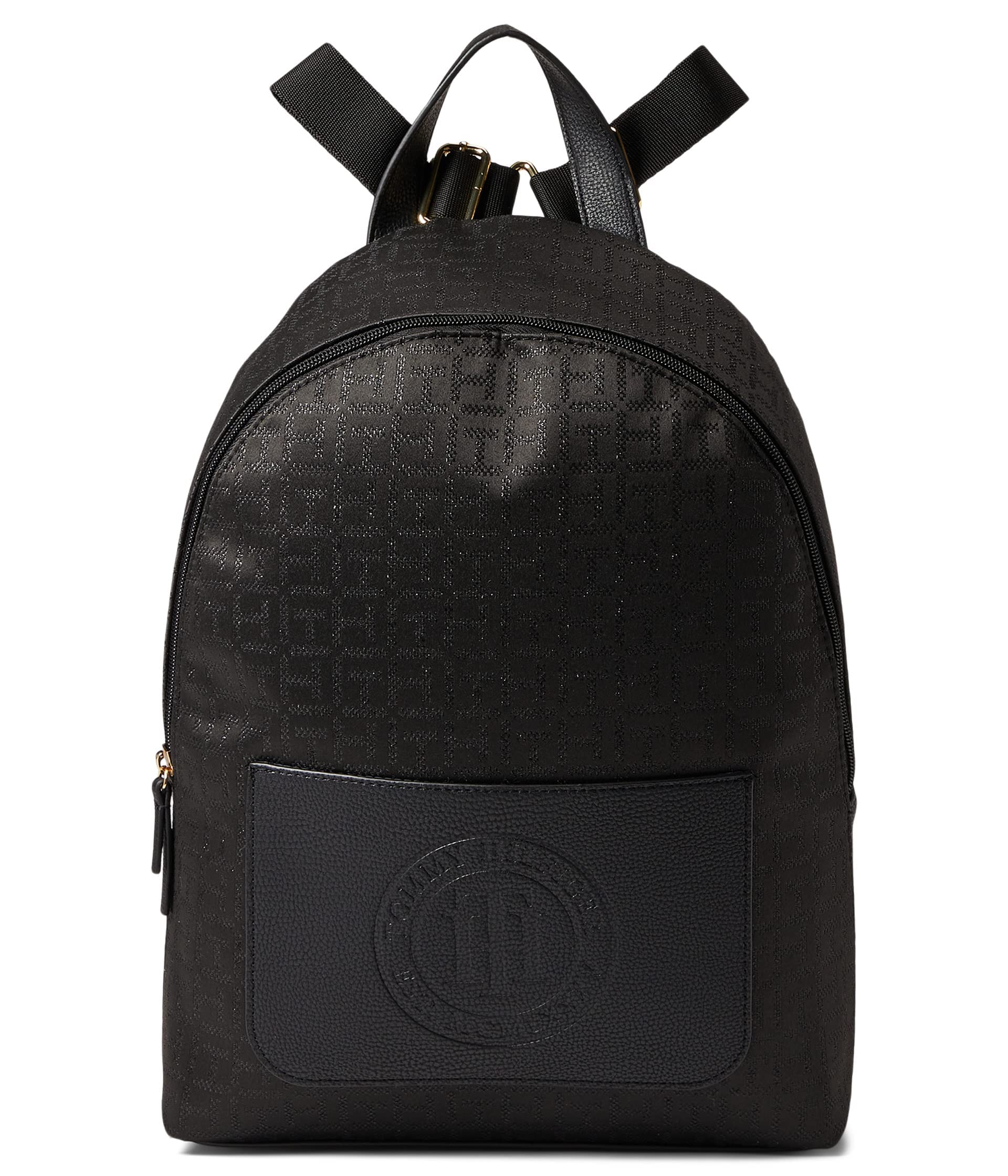 Tommy Hilfiger Millie II Medium Dome Backpack Black/Black Lurex One Size