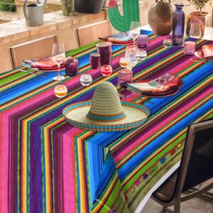 97pcs Mexican Party Decorations Fiesta Birthday Supplies for Boys Girls Adult - Balloon Arch Garland Kit Serape Tablecloth Happy Birthday Backdrop Taco Balloons Decor Cinco De Mayo Party Decorations