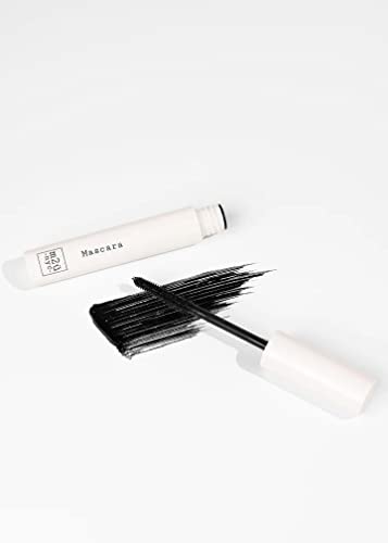 M2U NYC Voluminous Mascara, Tubing Mascara, Voluptuous Volume, Intense Length, Feathery Soft Full Lashes, Lengthening, No Flaking, No Smudging, No Clumping, Water Resistant, Black (0.12 FL Oz, Black)