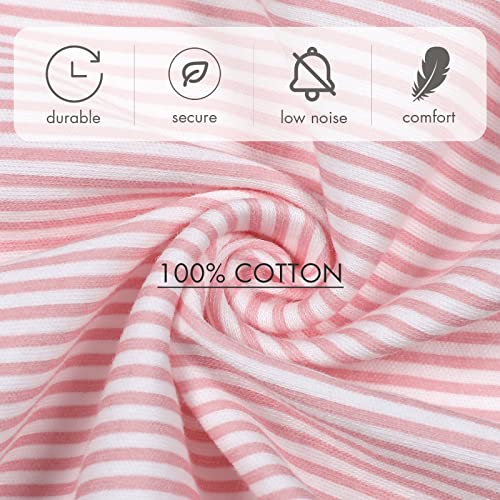 CIVARUA KIDS Baby Swaddle Blankets for Baby Girls, Adjustable 3 Pack Newborn Swaddle Sack for 0-3 Months Infant, Ergonomic Baby Swaddle Sleep Sack, Pink Baby Swaddle Wrap (Small/Medium)