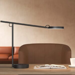 BEYONDOP LED Desk Lamp, Architect Desk Lamps for Home Office, Adjustable Swing Arm Table Lamp, Eye Caring Reading Lamp, Memory Desk Light Dimmable with 3 Color Modes & 9 Brightness Tall Task Light