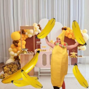 6 Pcs Bachelorette Party Game Inflatable Banana Props Balloons,Include 70 Inch Banana x 1,23 Inch Banana x 5,for Indoor and Outdoor Bachelorette Party Decoration Supplies