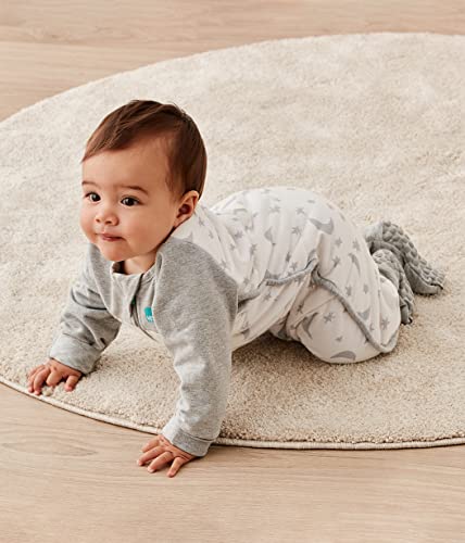 Love to Dream Warm Baby Sleep Suit (12-24 Mo), Super Soft Temp Regulating Sleeping Sack, 2.5TOG Warm Wearable Blanket, White