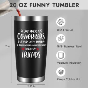 GSPY Wine Tumbler - Coworker Gifts, Funny Gifts for Coworker, Coworker Leaving Gifts for Women, Men - Funny Birthday, Mothers Day, Work, Appreciation, Farewell, Going Away Gift for Coworker