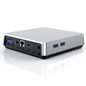 fanless mini pc intel atom z8350 processor,mini desktop pc windows 10 pro,8gb lddr3 128gb emmc,mini computer support dual display/4k hd/2.4g+5g dual-band wifi for business home theater