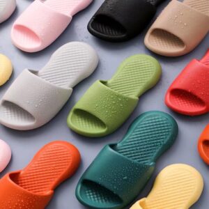 Unisex Lady Gentleman Non Slip Thick Sole Quick Drying Beach Slippers for Water Sport Aqua Wading Fishing River Sea Swimming Pool Gray 8.5-9.5 Men/10-11 Women