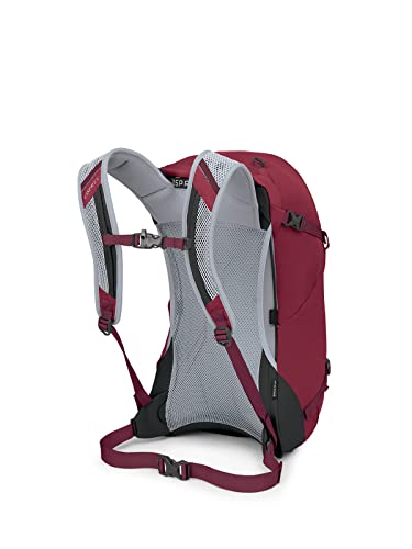 Osprey Hikelite 26L Unisex Hiking Backpack, Sangria Red