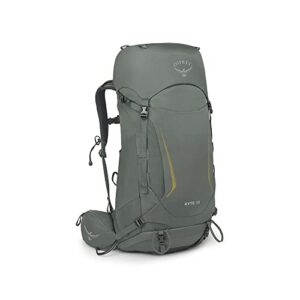 osprey kyte 38l women's backpacking backpack with hipbelt, rocky brook green, wm/l