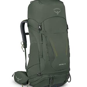 Osprey Kestrel 68L Men's Backpacking Backpack, Bonsai Green, L/XL