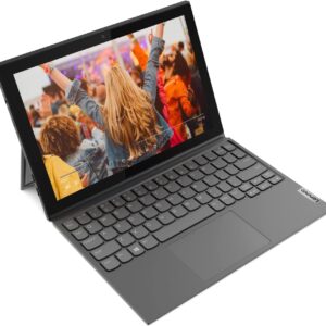 2022 Newest Lenovo Tablet Duet 3i | 10.3 inch FHD Touchscreen | Intel Celeron N4020 | 4G Memory | 64GB eMMC | Windows 11 S | Keyboard Included (Renewed)