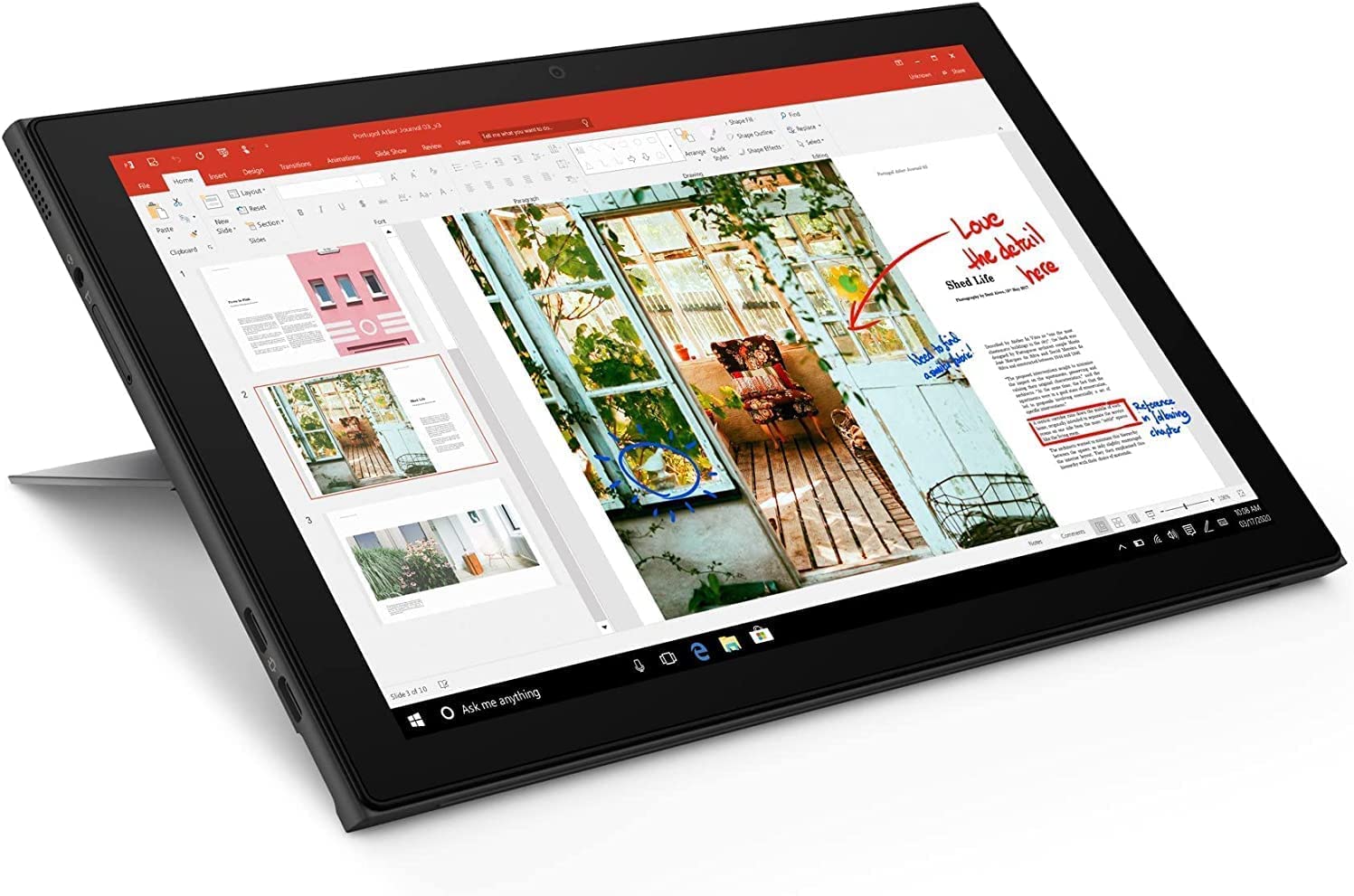 2022 Newest Lenovo Tablet Duet 3i | 10.3 inch FHD Touchscreen | Intel Celeron N4020 | 4G Memory | 64GB eMMC | Windows 11 S | Keyboard Included (Renewed)