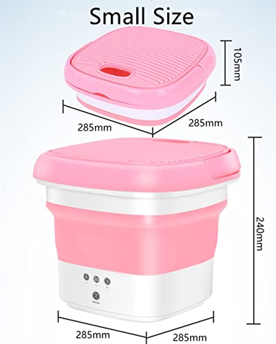 Folding Washing Machine For Clothes With Dryer Bucket Washing Mini Washing Machine For Socks Underwear With Drying Centrifuge