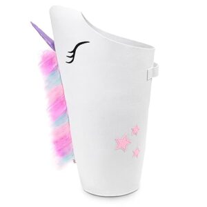 pikl girls laundry hamper patented design unicorn hamper quality kids hamper with carry handle. use as a unicorn basket girls laundry basket girls hamper for bedroom kids laundry basket unicorn decor