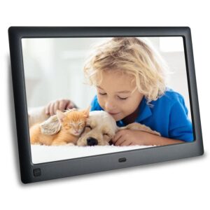 10 Inch Digital Photo Frame L10X,Digital Picture Frame with 1024 x 768 HD IPS Display, USB and SD Card Slots and Remote Control(10" XM)