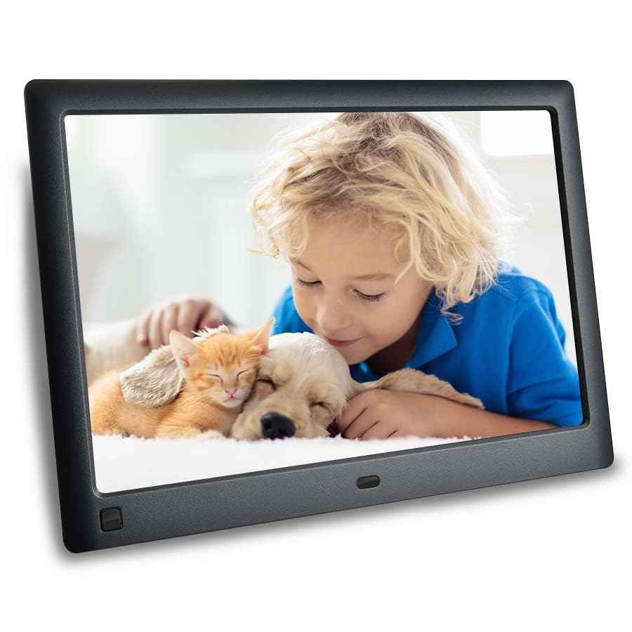 10 Inch Digital Photo Frame L10X,Digital Picture Frame with 1024 x 768 HD IPS Display, USB and SD Card Slots and Remote Control(10" XM)