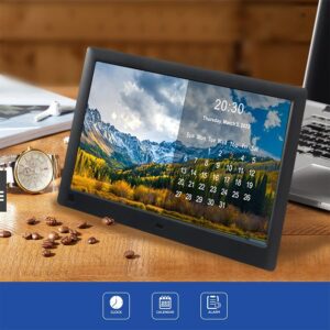 10 Inch Digital Photo Frame L10X,Digital Picture Frame with 1024 x 768 HD IPS Display, USB and SD Card Slots and Remote Control(10" XM)