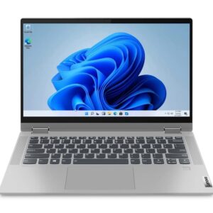 Lenovo 2022 Newest Flex 5i 14" FHD Touchscreen 2-in-1 Laptop Computer, Dual Core Intel i3-1115G4 (Upto 4.1GHz, Beats i5-1030G7), 4GB RAM, 256GB SSD, WiFi, Webcam, Platinum Gray, Win 11+MarxsolCables