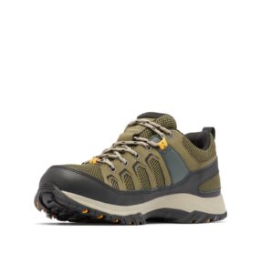 columbia men's granite trail waterproof, peatmoss/kettle, 9