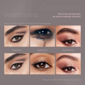 MIESCHER Eyebrow Gel Clear Waterproof Brow Wet N Wild Gel Glue Eyebrow Styling Transparent Eyebrow Raincoat Long Lasting Control Freak Eyebrow Gel Sweat-proof Natural Colorless Eyebrow Makeup(01)