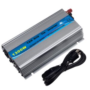 sogticps 1300w on grid tie inverter mppt stackable pure sine wave dc30-45v to ac90v-140v output for 36v solar panel