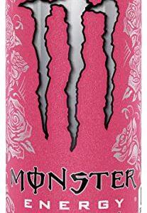 Monster Energy Ultra Rosa, Sugar Free Energy Drink, 16 Ounce (Pack of 15)