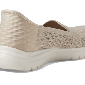 Skechers On-The-Go Flex - Serene Hands Free Slip-Ins Taupe 8 B (M)