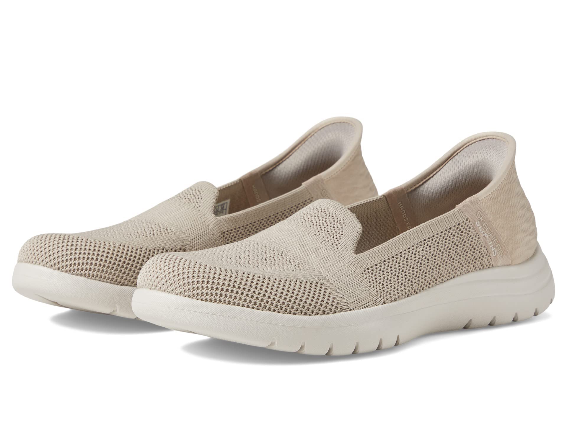 Skechers On-The-Go Flex - Serene Hands Free Slip-Ins Taupe 8 B (M)